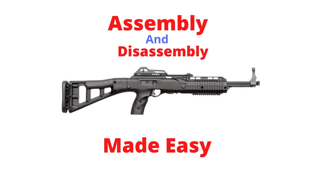 Hi Point 995TS 9mm Carbine Disassembly Step by Step #hipoint #995ts ...