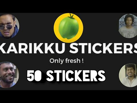 Karikku stickers wattsaap || 50 stickers || MAZZZ RAM || - YouTube