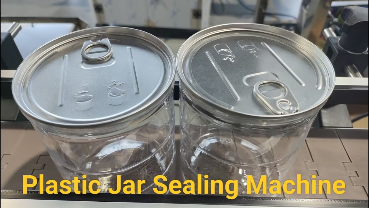 #Automatic #washable plastic #jar sealing #machinery, Auto #servo easy ...