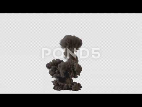 Explosion 4 Vfx Video With Alpha 4K & Full HD