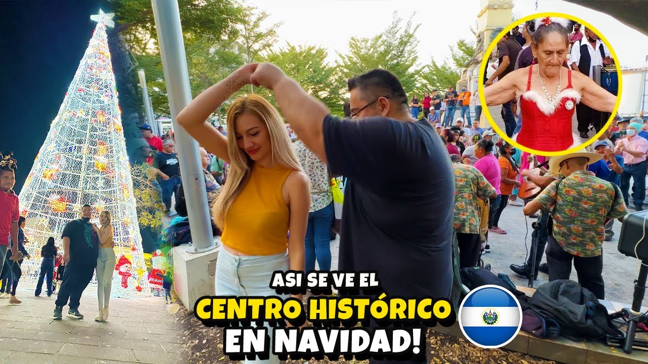 Asi se ve el CENTRO HISTORICO en NAVIDAD - EL SALVADOR 🇸🇻 - YouTube