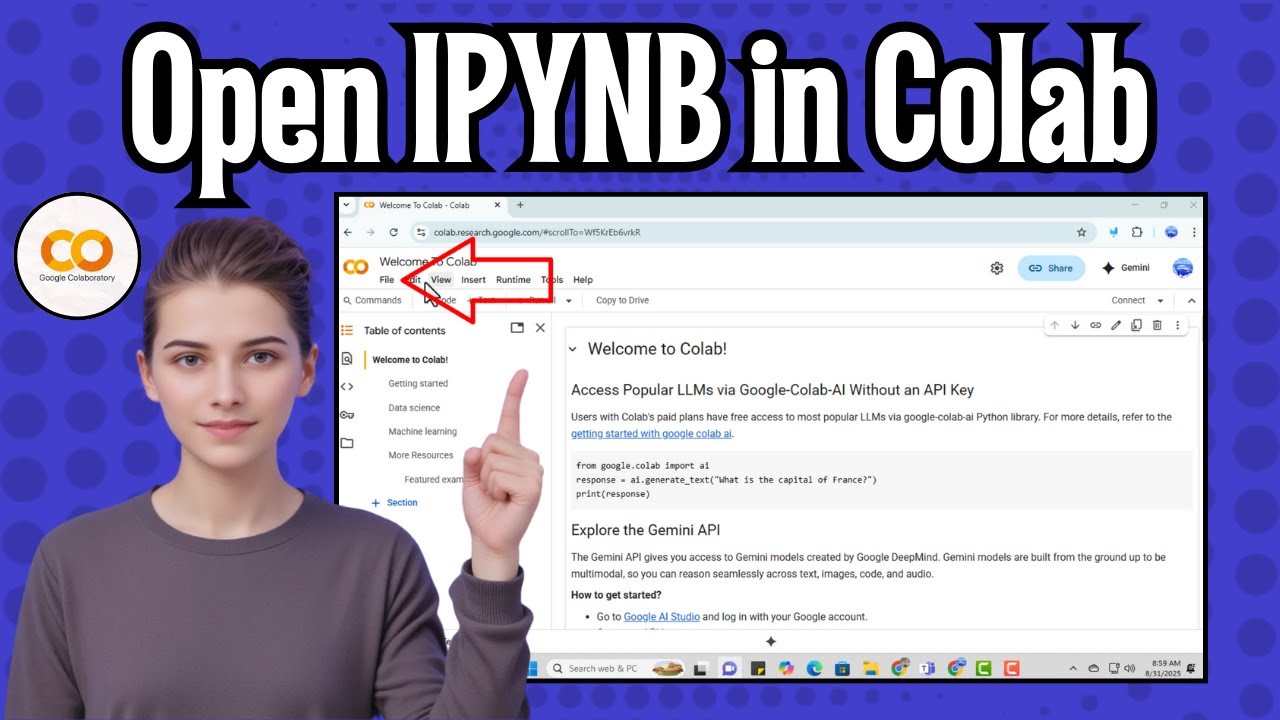 How To Open An IPYNB File In Google Colab | Step-by-Step Guide (2025) - YouTube