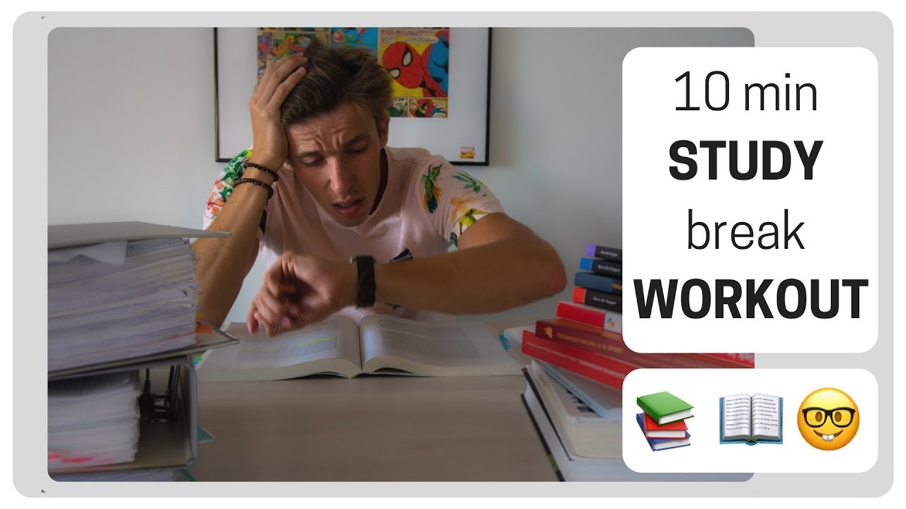 10 min STUDY BREAK WORKOUT (met cursussen) - YouTube