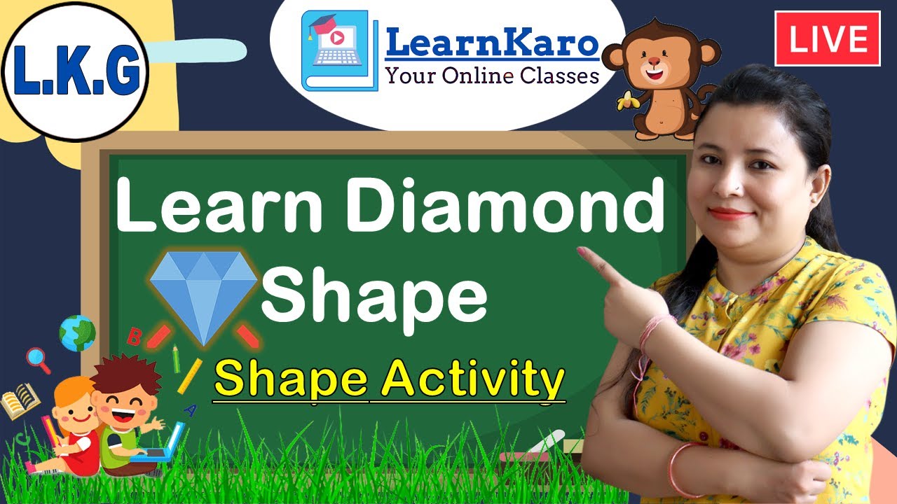 Learn Shapes Diamond Shape With Animations Activity For L K G Kids learn-shapes-diamond-shape-with-animations-activity-for-l-k-g-kids