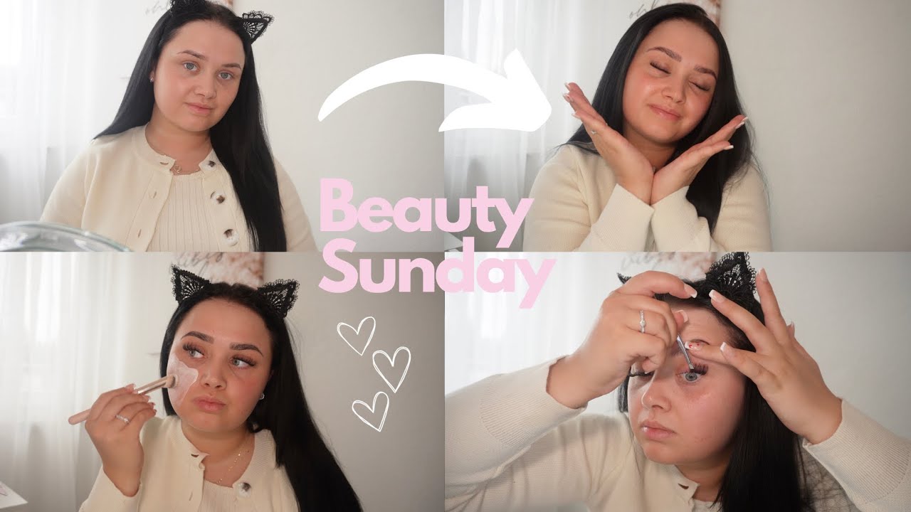 Beauty Sunday | Lashextensions, Augenbrauen, Skincare 💞 - YouTube