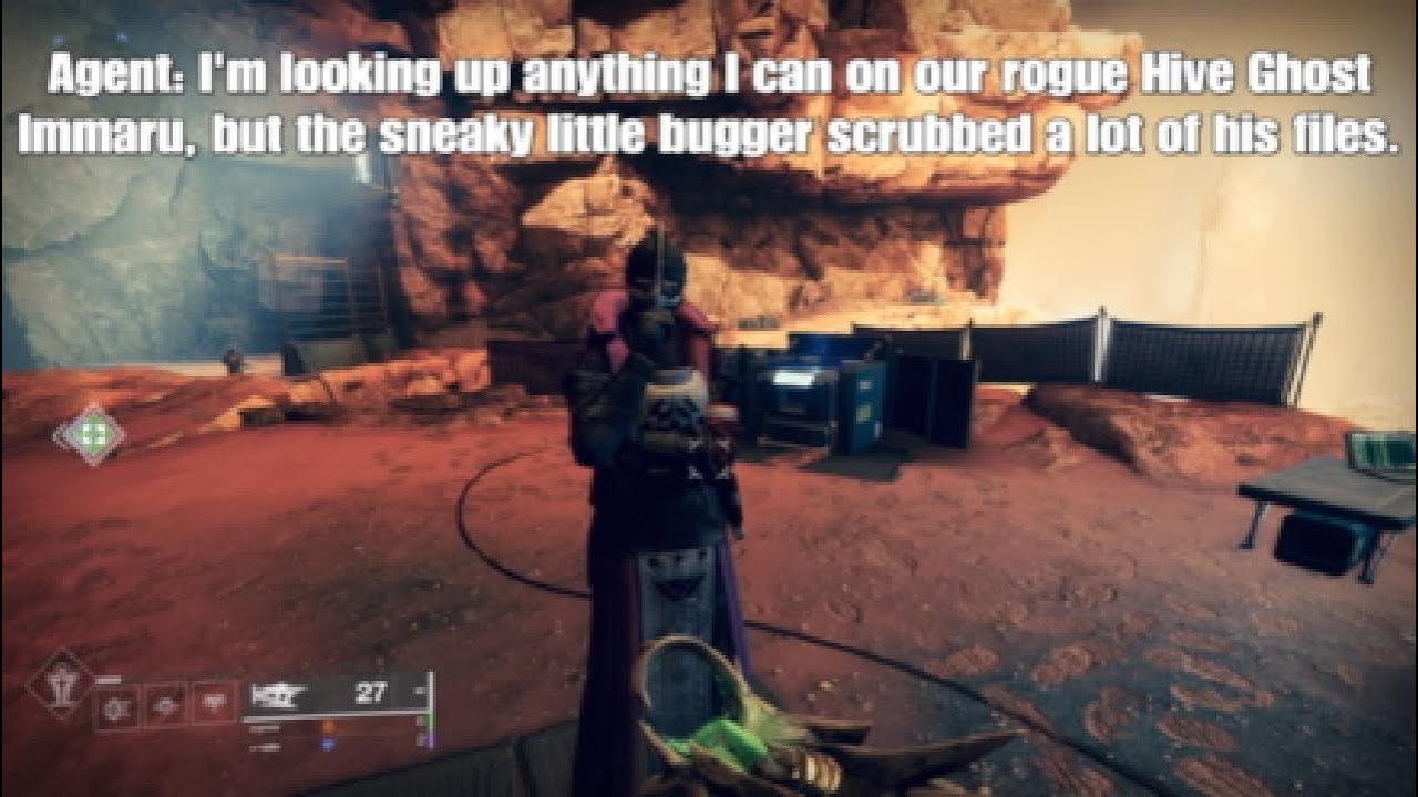 Idle Dialogue, The Enclave | Hidden Agent: "Our Rogue Hive Ghost Immaru ...