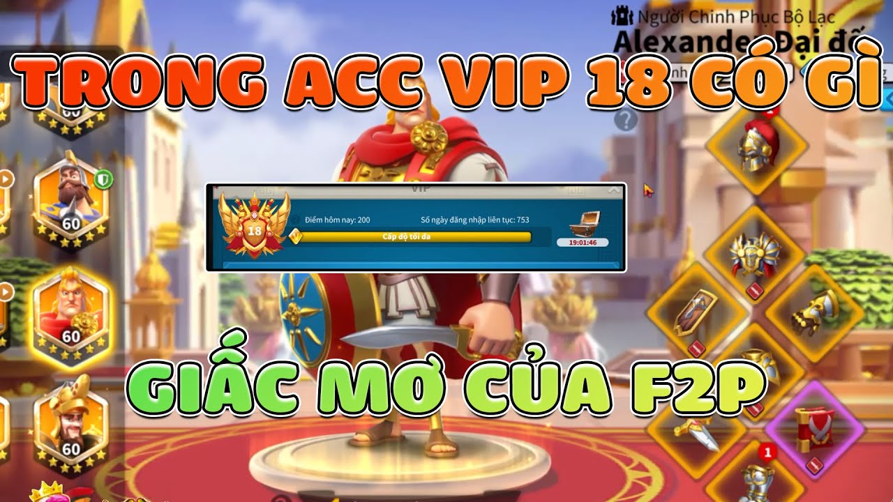 Acc VIP 18 có gì ngon hơn so với account bình thường - Giấc mơ của biết ...