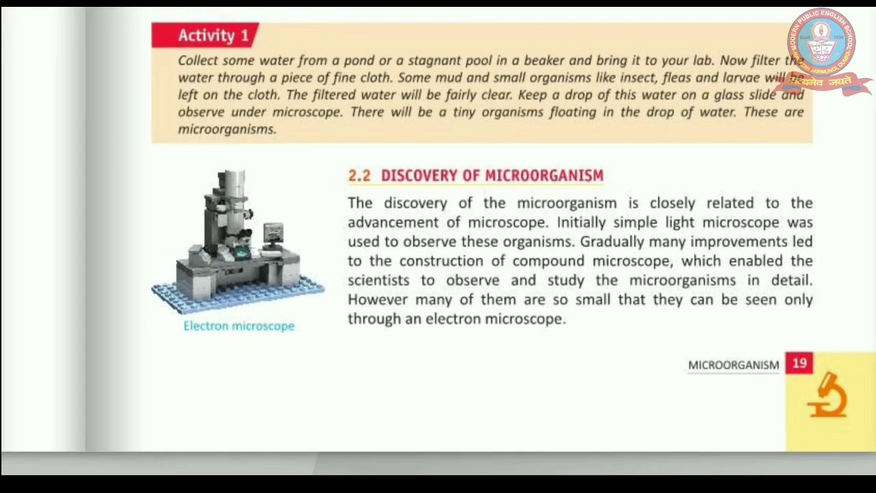 MICROORGANISMS || CLASS 8 || SCIENCE || CHAPTER 2 || Part 1 || MPES ...
