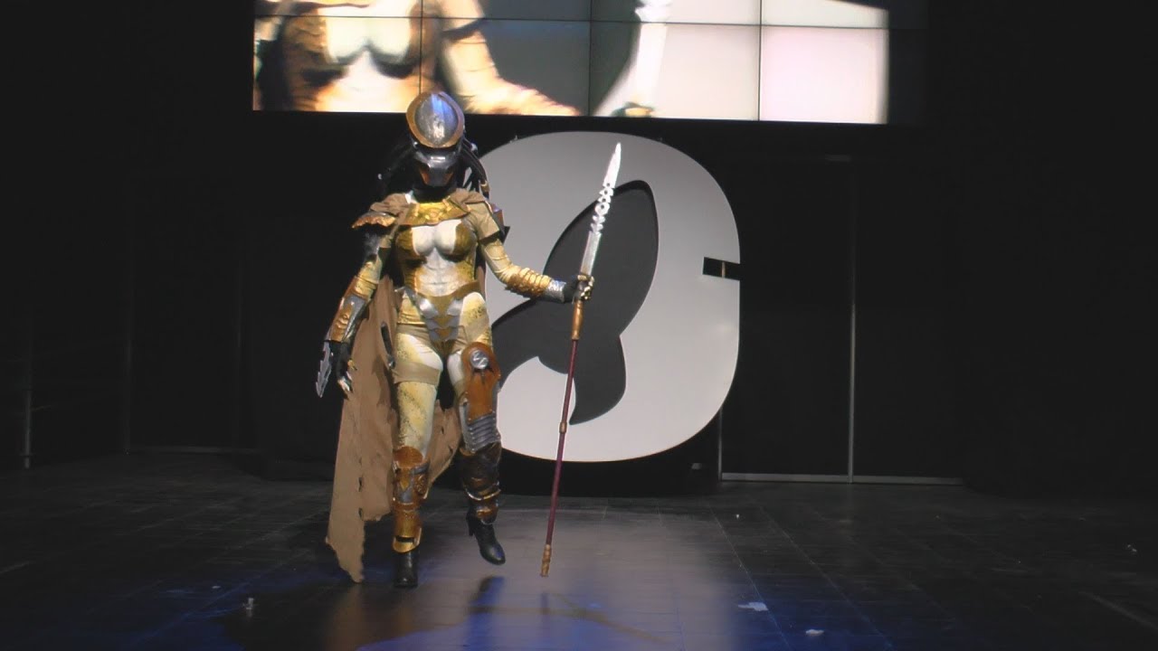 Cosplay Predator Matriarch /joke/Starcon 2018/ - YouTube