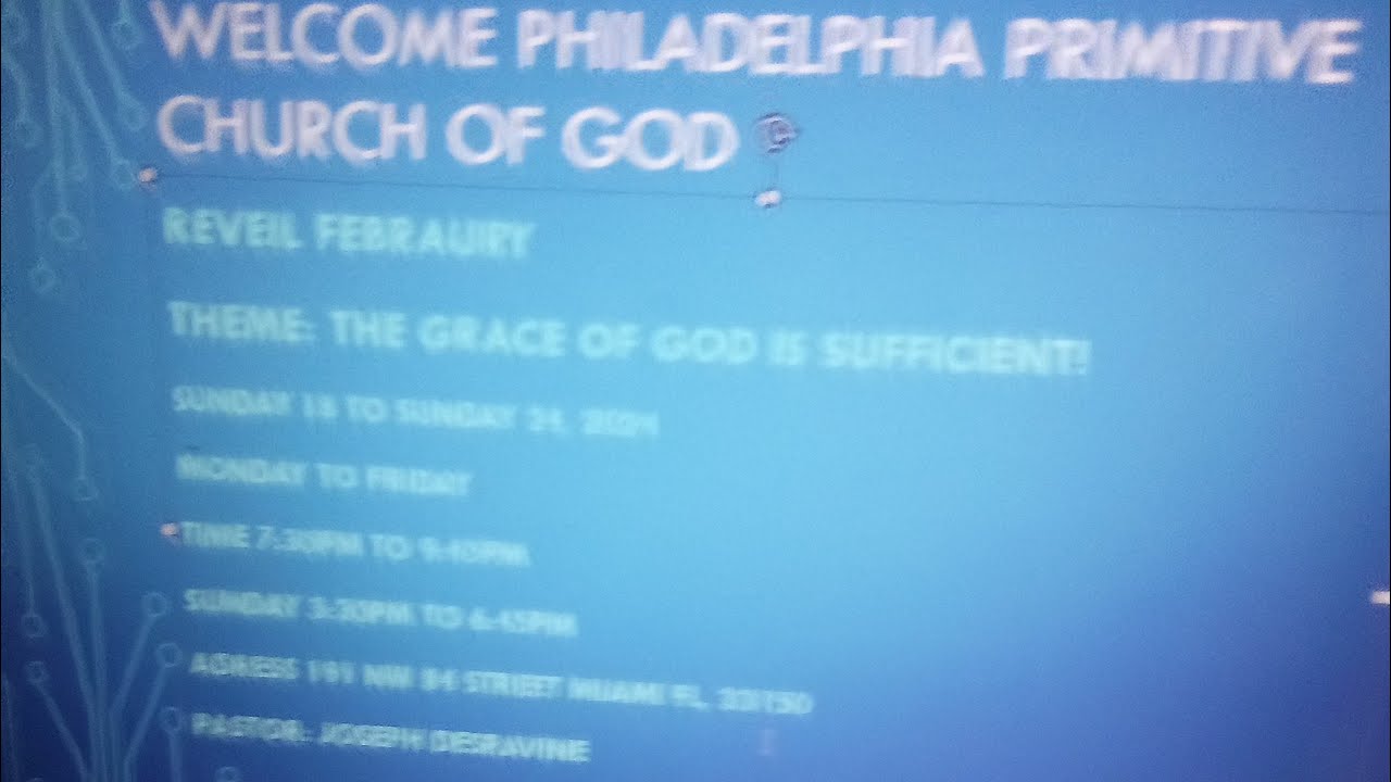 last day Revival Church Inauguration Primitive Church 2/25/24 (2) - YouTube