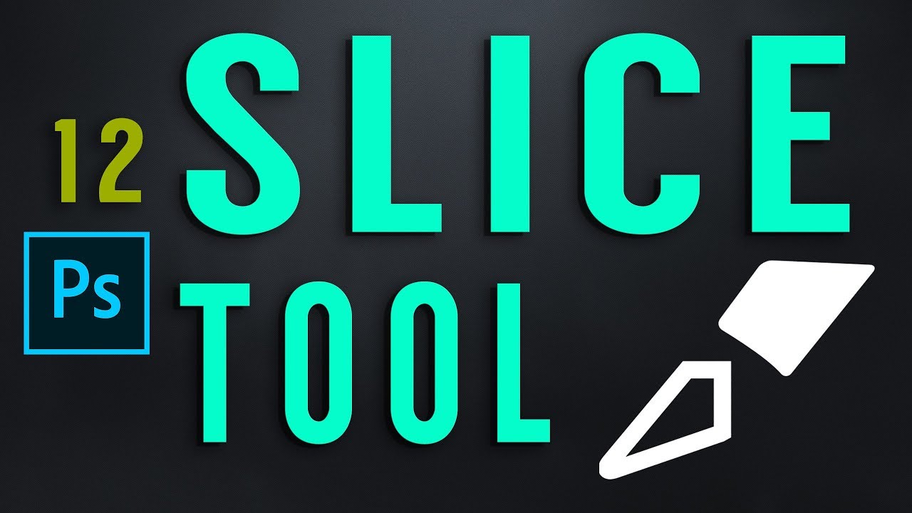 Slice Tool Photoshop CC Class 12 by GFX Mentor Designer - YouTube
