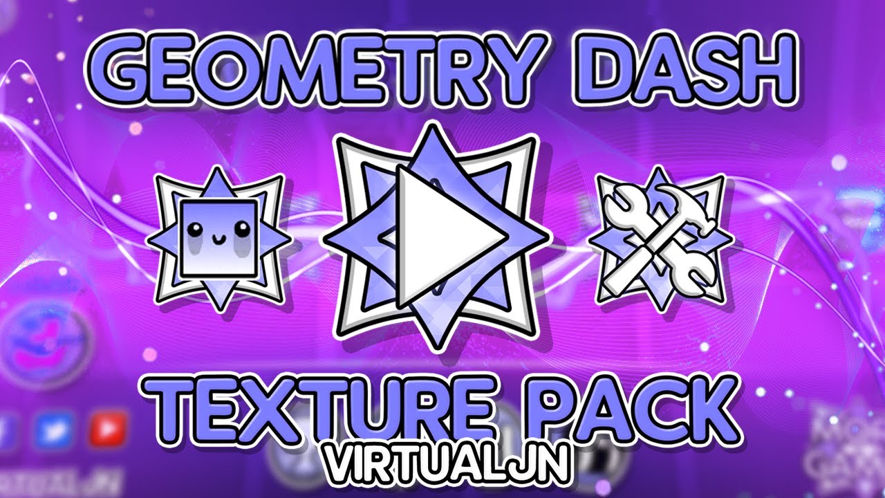 VIRTUAL JN TEXTURE PACK (PURPLE/WHITE) / (Medium & High) (Android ...