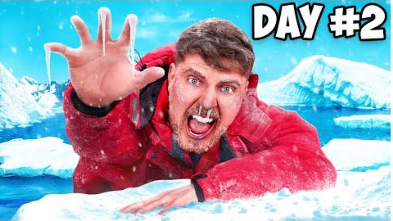 Mr.Beast climbs a dangerous mountain in Antarctica. - YouTube