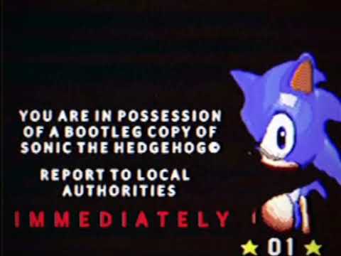 Sonic The Hedgehog (1991) Anti Piracy Screen - YouTube