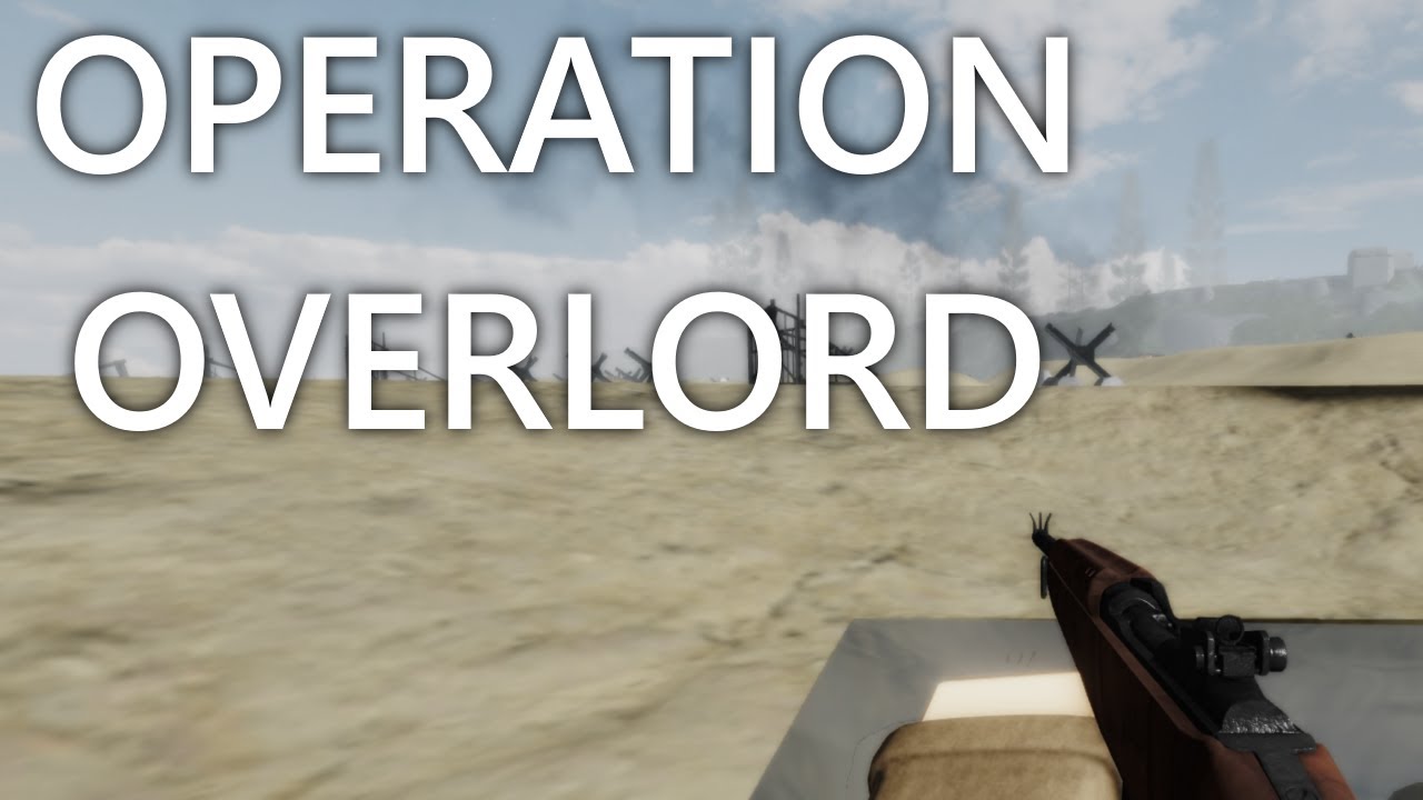 D-day Beach Assault in ROBLOX OPERATION OVERLORD - YouTube