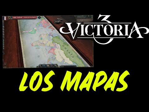 Victoria 3 - Un vistazo detallado a los Mapas y al Arte del juego - YouTube