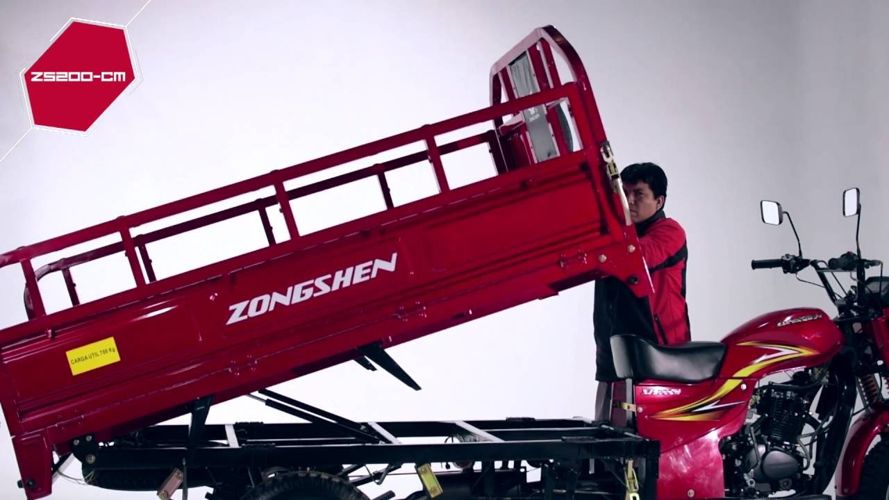 Motofurgón Zongshen - Ficha Técnica modelo ZS200 CM - YouTube