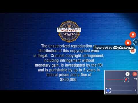 navy blue warning anti piracy walt Disney home entertainment disney ...
