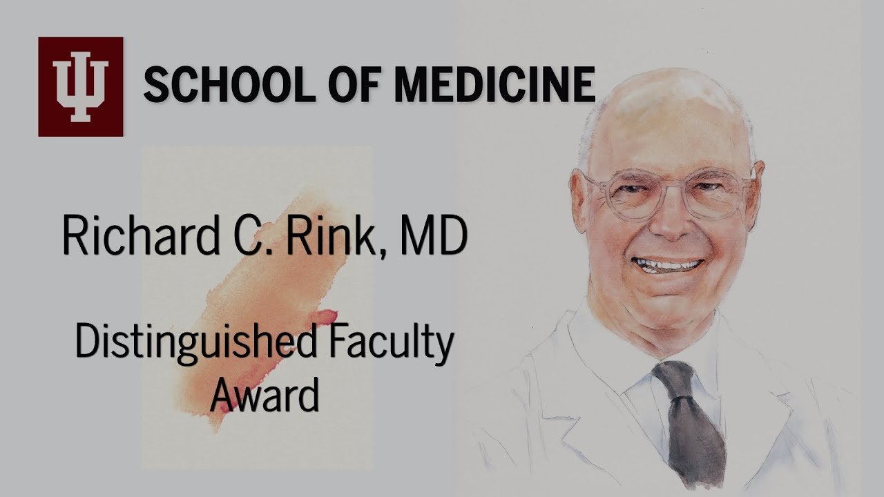 Dr. Richard Rink Dr. wins 2024 Distinguished Faculty Award - YouTube