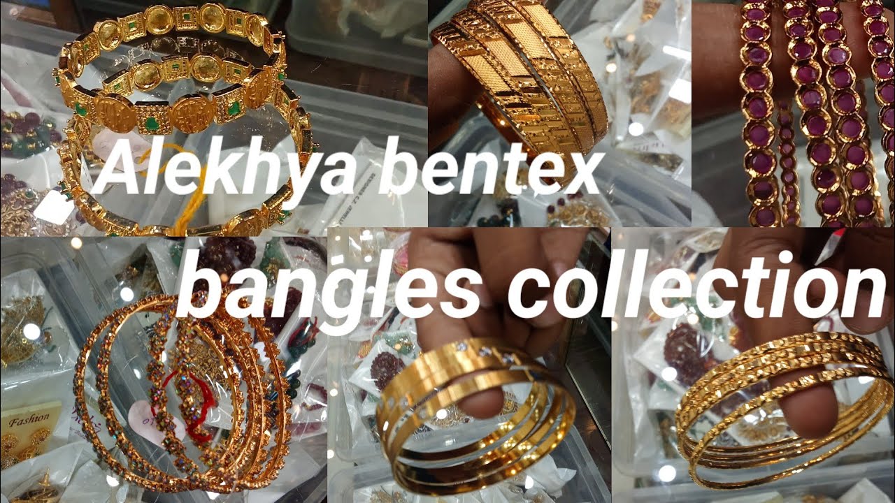Alekhya bentex Bangles collection (1gram gold jewellery) - YouTube