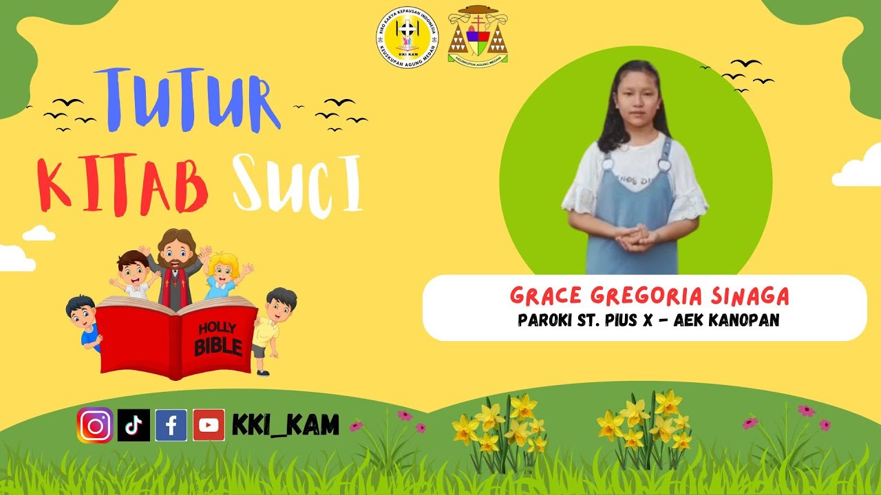 TUTUR KITAB SUCI, MINGGU 15 DESEMBER 2024 // GRACE GREGORIA SINAGA ...