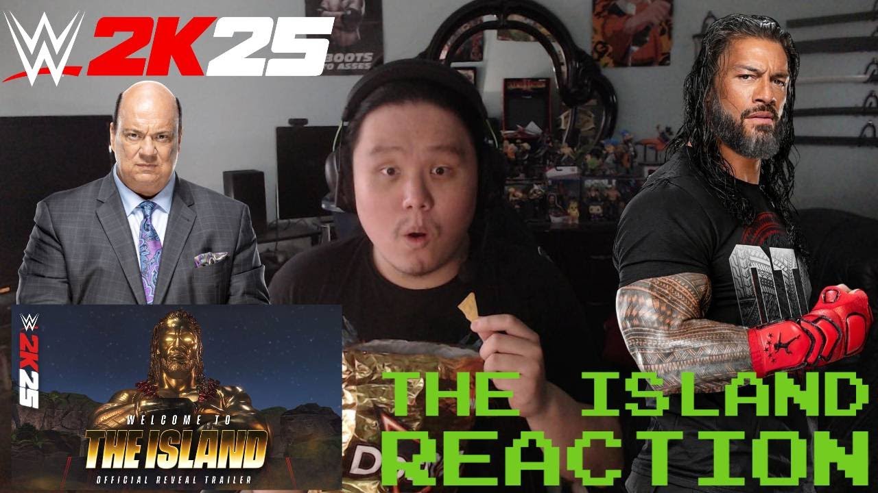 THE WISEMAN!!! WWE 2K25 The Island Reveal Trailer (REACTION) - YouTube