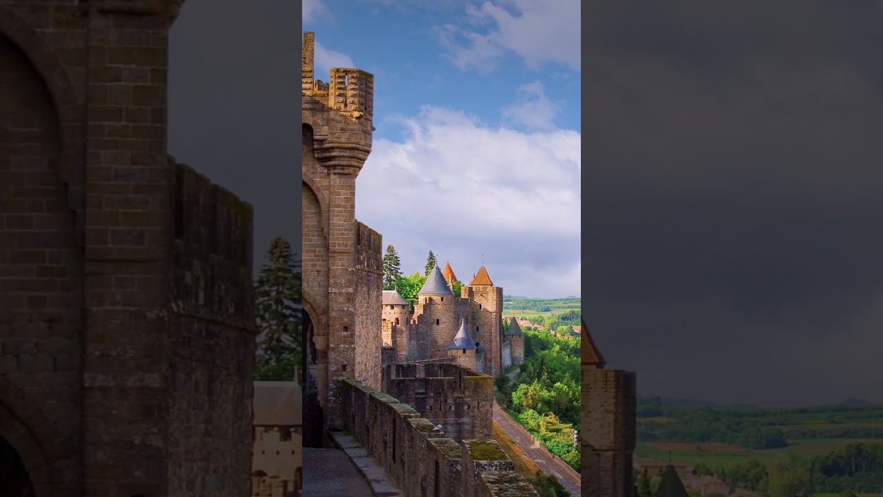 An Amazing View from a Carcassonne Castle in France - YouTube