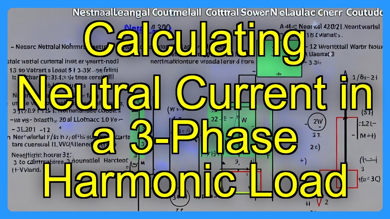 Calculating Neutral Current in a 3-Phase Harmonic Load - YouTube