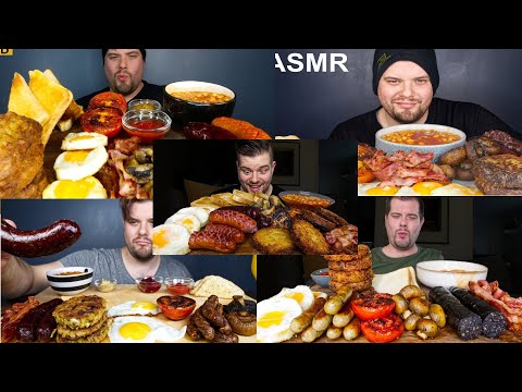 Full English Breakfast Compilation  ASMR MUKBANG | Dave Kay ASMR