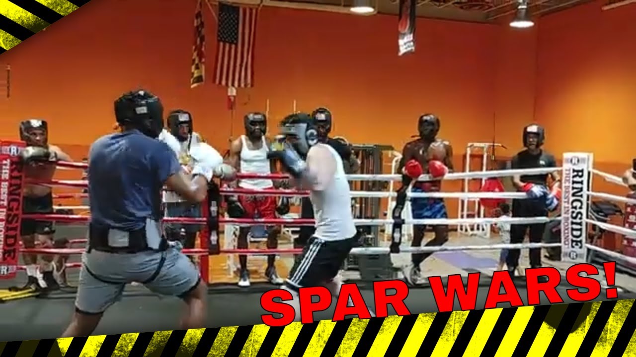 SPAR WARS! HEAVYWEIGHT SPAR WITH 4 DIFFRENT BOXERS! - YouTube