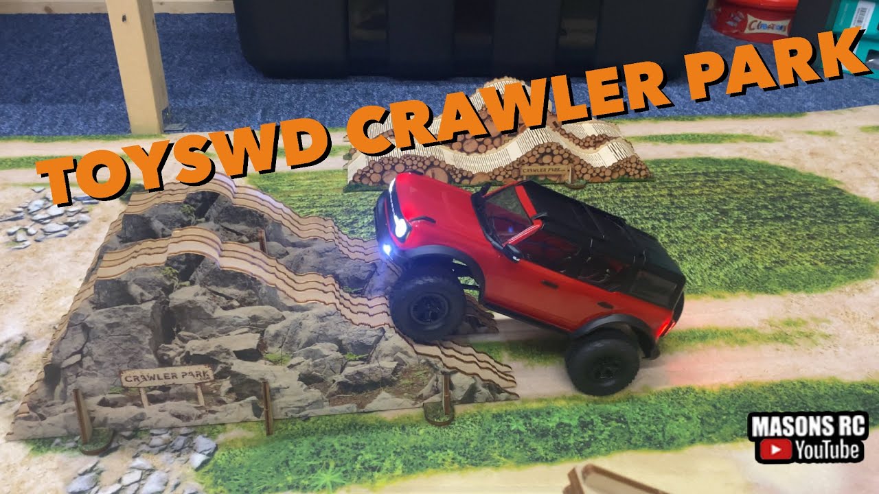 TOYSWD Crawler Park First Look With The TRAXXAS TRX4M !!! - YouTube