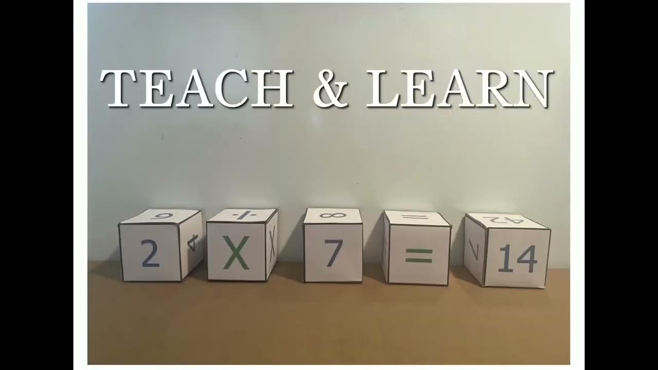 times tables learning printable cubes for tables 7 to 12 - YouTube
