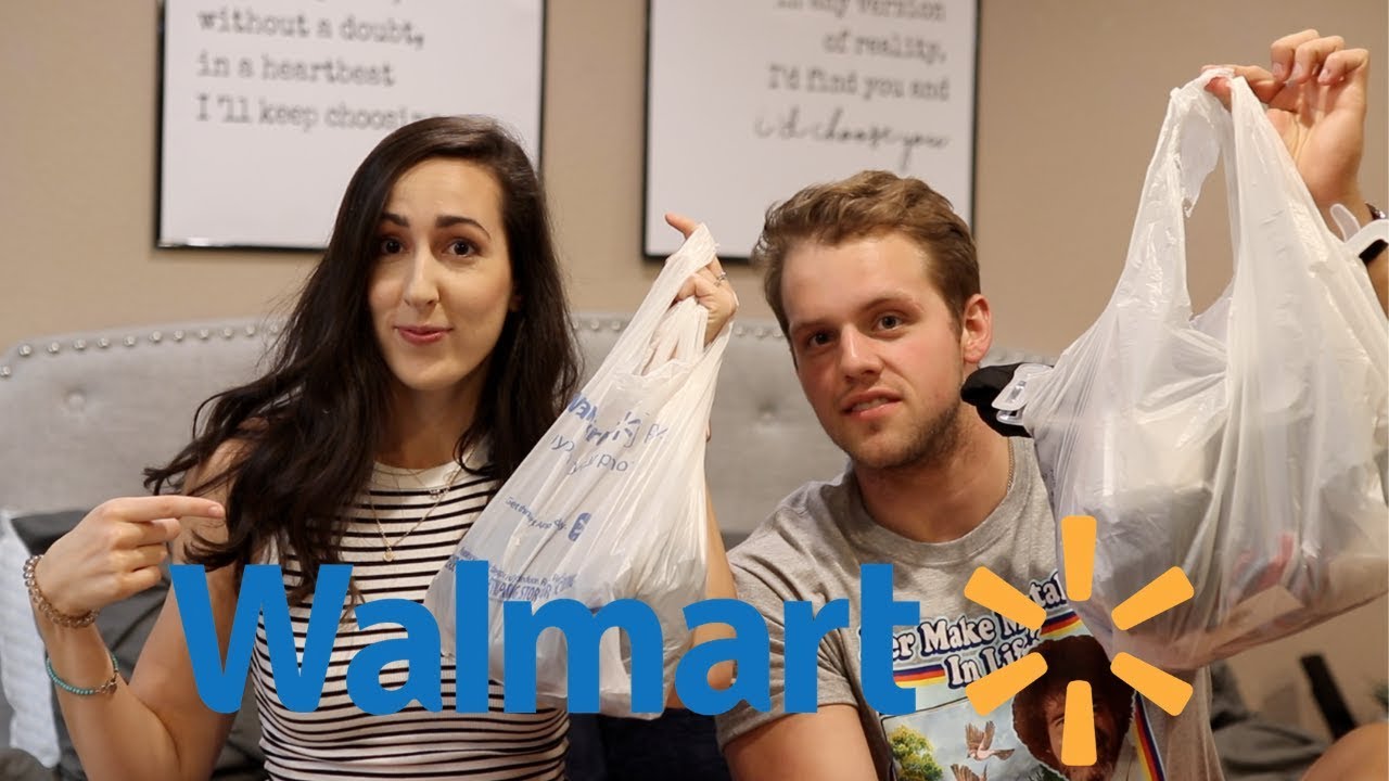 Couples Shopping Challenge | WALMART - YouTube