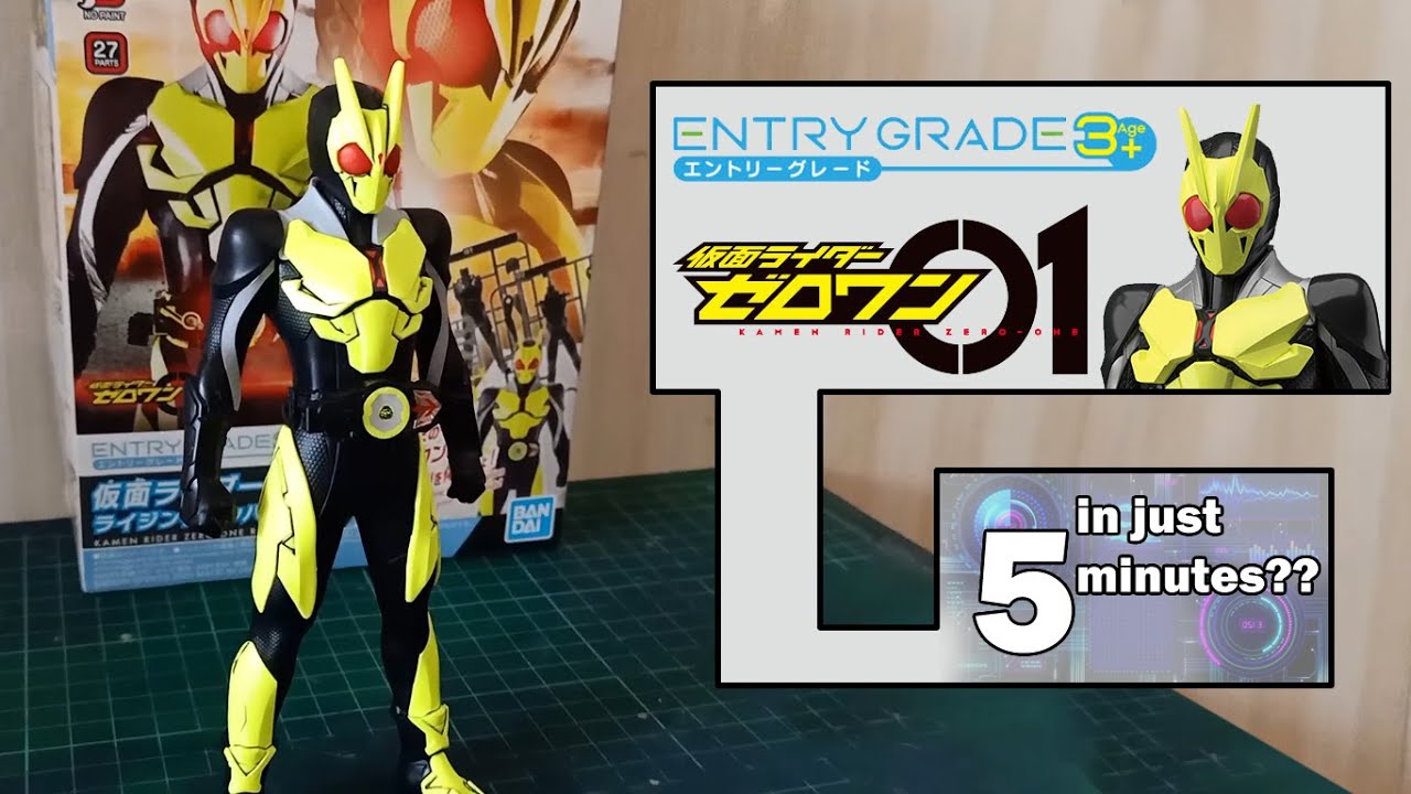 Hanya 5 Menit Merakit Entry Grade Kamen Rider Zero One??!! - YouTube