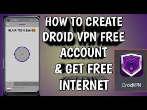 HOW TO CREATE DROID VPN PREMIUM ACCOUNT AND GRT FREE INTERNET