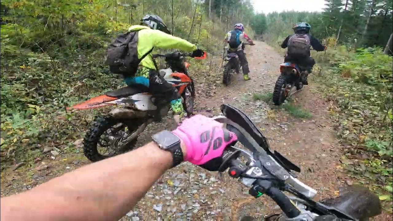 GH020320. sick bike on a sick trail husky baby - YouTube
