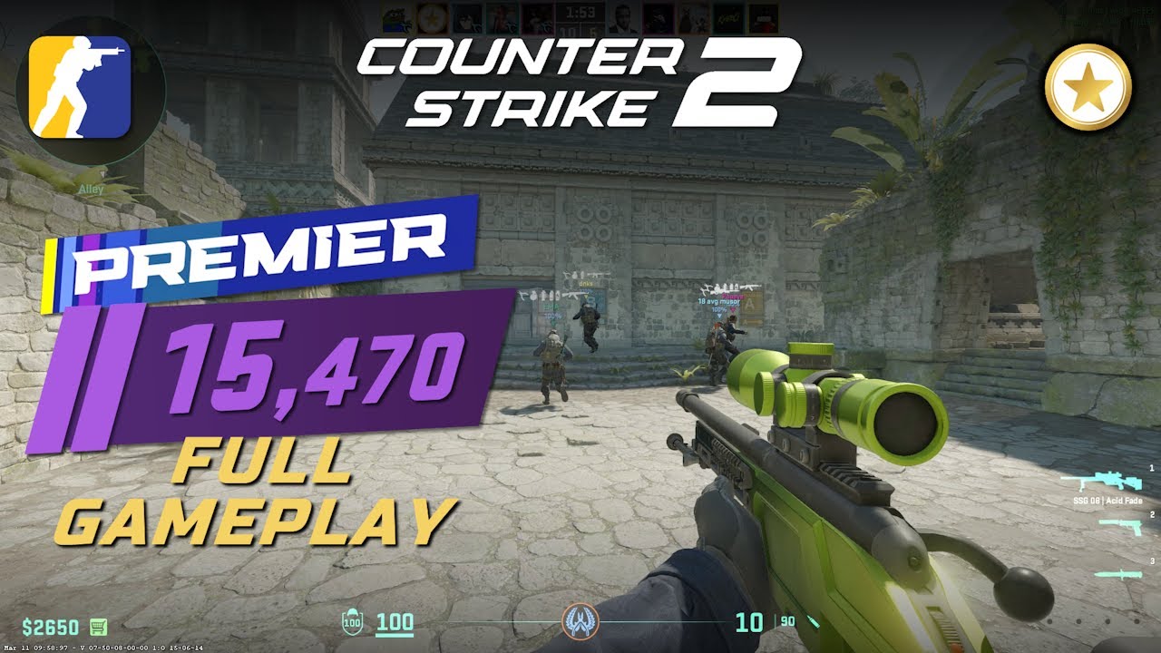 Counter-Strike 2 (CS2) - Ancient - PREMIER - 15,470 ELO - FULL GAMEPLAY ...