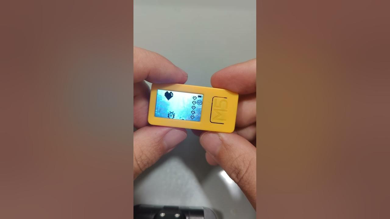 M5stick C Plus 2 Tamagotchi Like Game Seamonsue Day 2 Age 1 Youtube