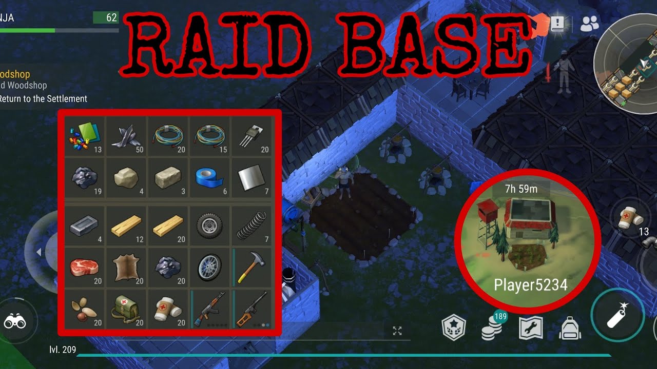 LDOE Base " Player 5234" / last day on earth raid " Player 5234" #last ...