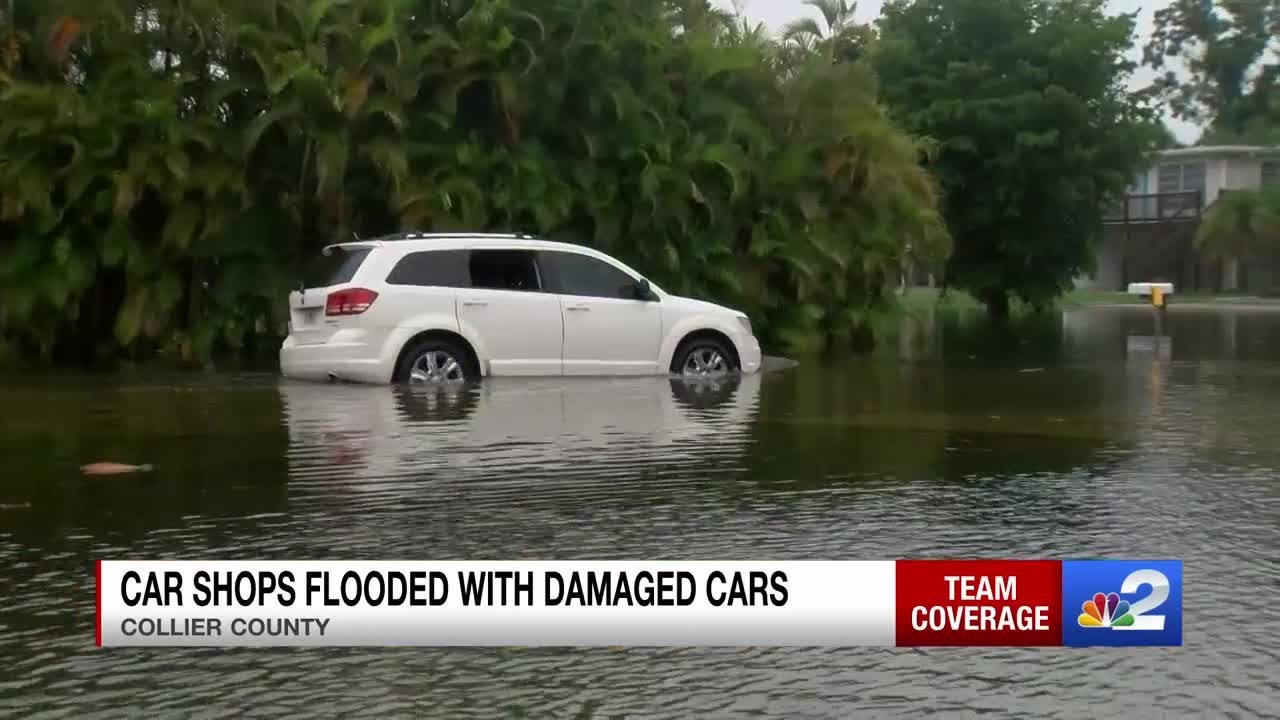 Flooded cars flooding into Collier County auto repair shops after ...