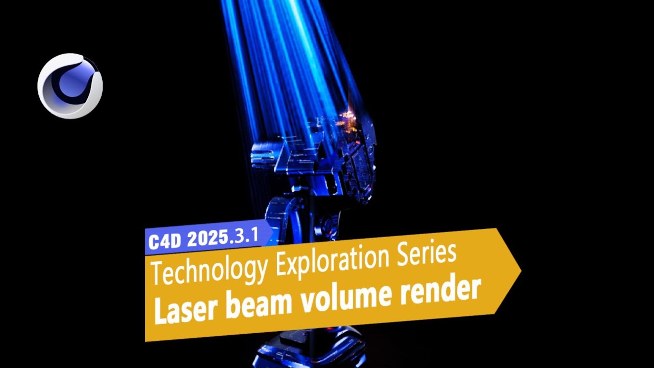 C4D Laser Projection 2 0 Volume Rendering - YouTube