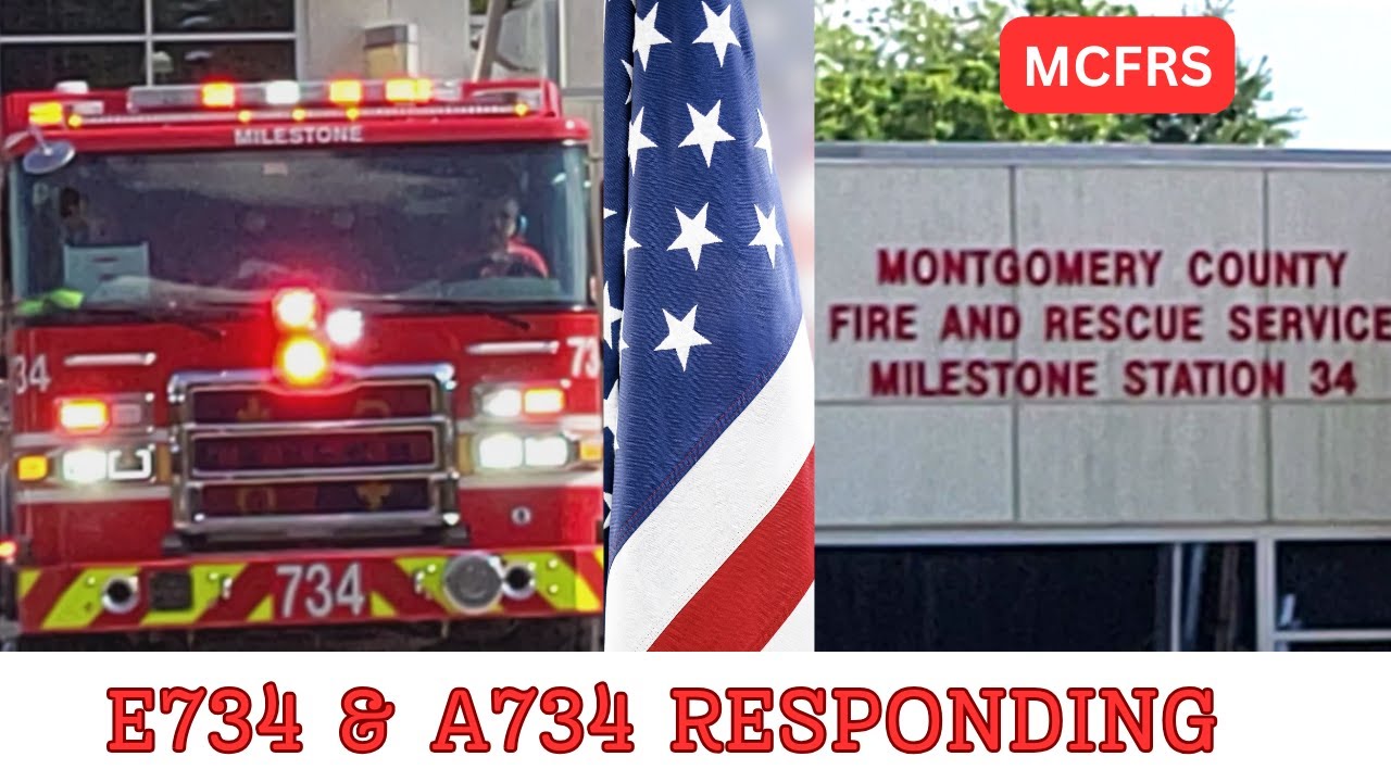 E734 & A734 RESPONDING + STATION SHOTS - YouTube