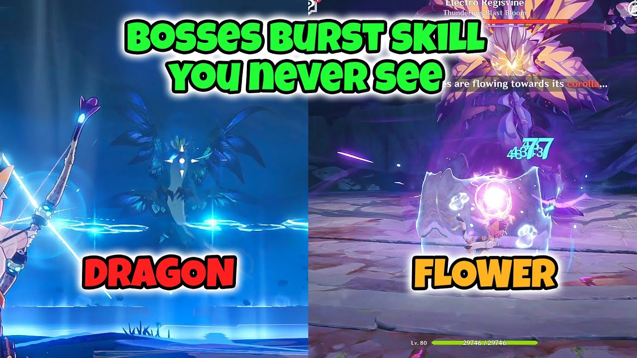 Every Bosses Secret Skills in Genshin Impact (Update Sumeru 3.0) - YouTube