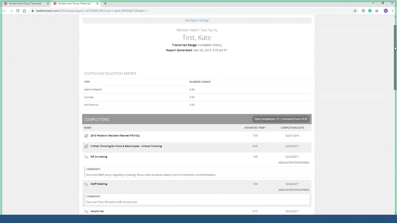 Healthstream Reporting Video - YouTube