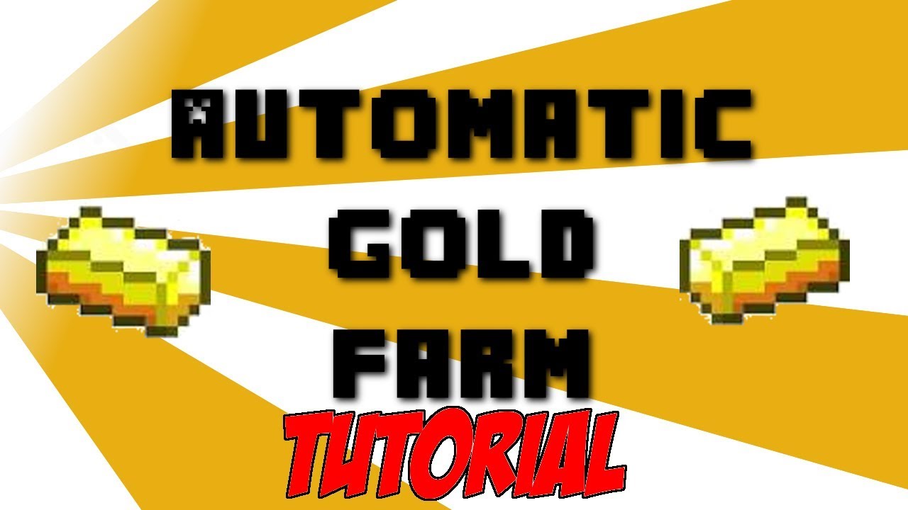 Minecraft Overworld Gold Farm Tutorial ! - YouTube