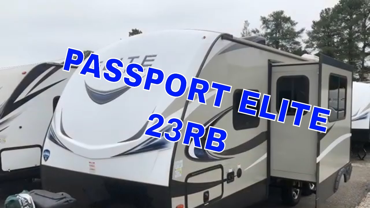 New 2018 KEYSTONE PASSPORT ELITE 23RB Couples Travel Trailer Dodd RV ...