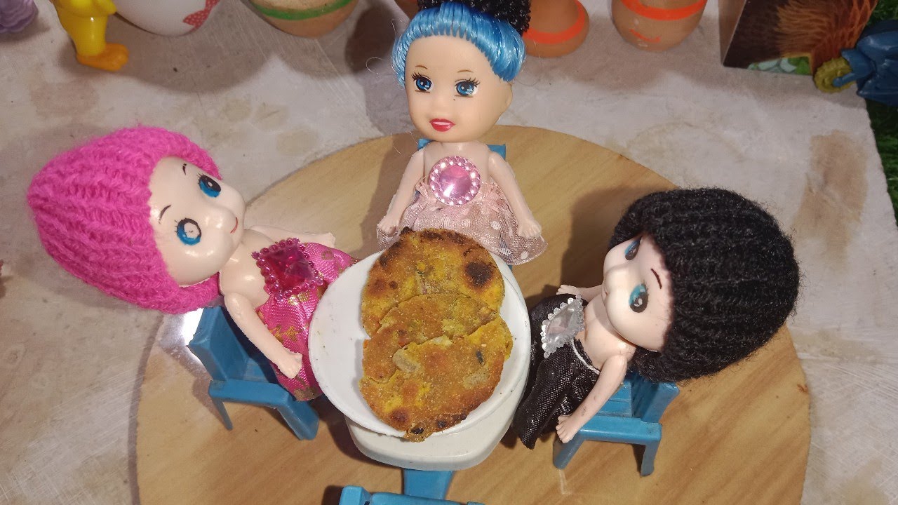 How to make Punjabi missi roti recipe | miniature food kitchen | ASMR ...