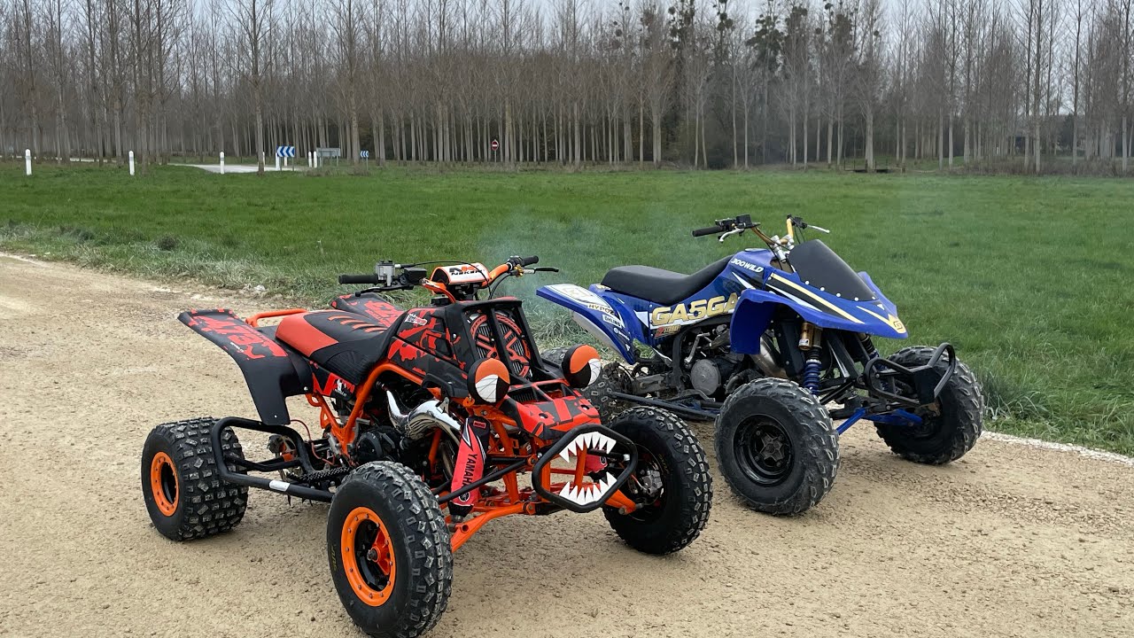 350 BANSHEE VS 300 GASGAS WILD - YouTube