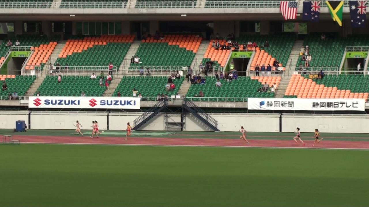 32th静岡国際 女子400m Jessica GULLI NANCE54.20 石塚晴子54.79 - YouTube