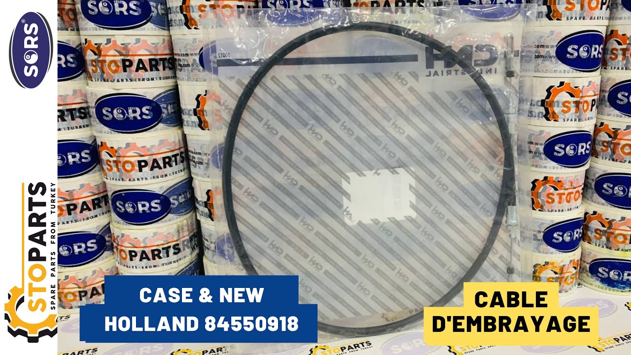 CASE & NEW HOLLAND 84550918 CABLE D'EMBRAYAGE - YouTube